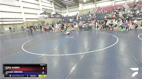 56 Lbs Quarterfinal Ezra Harris Ut Vs Jaxsen Brown Md 10df Youtube