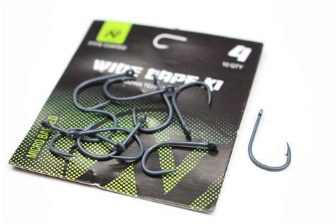 Крючки карповые рыболовные VN Tackle Wide Gape K1 Size 4 Тефлон 10 шт ...