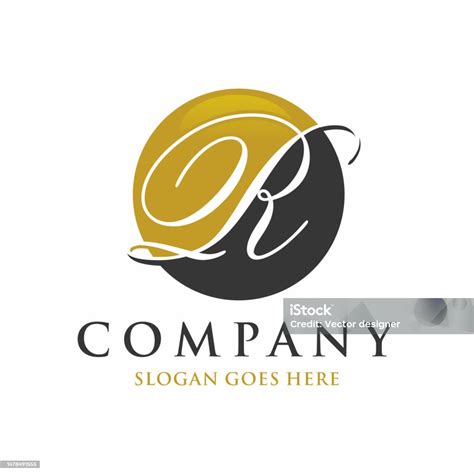 문자 R 원 초기 로고 벡터 로고에 대한 스톡 벡터 아트 및 기타 이미지 로고 알파벳 R 산업 Istock