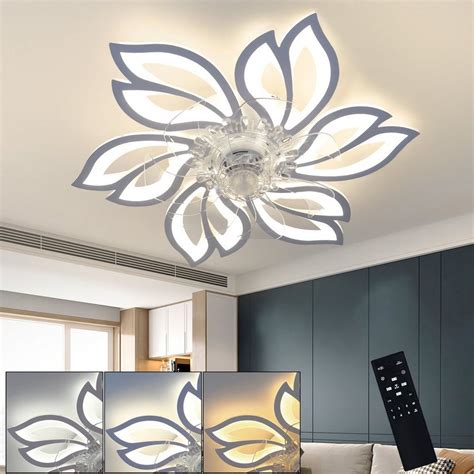 Nettlife Deckenventilator Mit Licht Und Fernbedienung Leise Timer