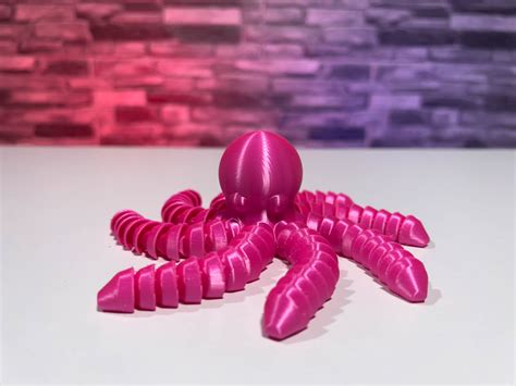 3d printed fun articulated octopus