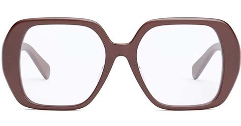 Celine Glasses In Brown Lyst