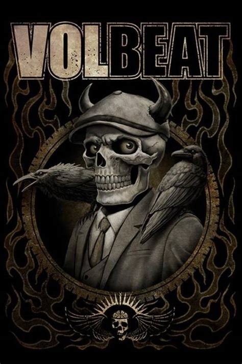 Volbeat Posters Volbeat Skeleton Poster Gbydco204 Panic Posters