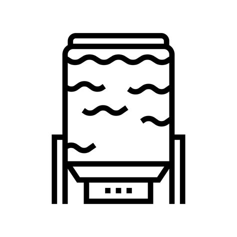 Oxygen Delignification System Line Icon Vector Illustration 10301168