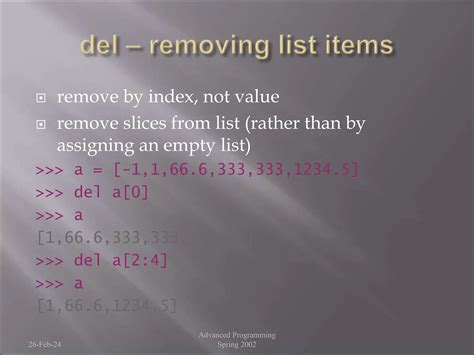 Python Presentation Listsstringsoperation Ppt