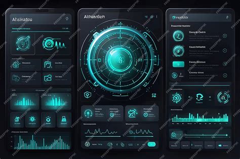 Futuristic Technology Interface Design Premium Ai Generated Image