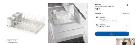 IKEA Dish Drying Rack Furniture Home Living Kitchenware Tableware Other Kitchenware