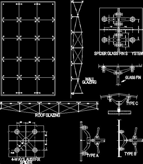 Spidr Glass Detail For Designs Cad