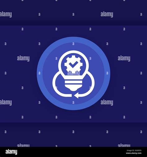 Implementation Execute Idea Vector Icon Stock Vector Image Art Alamy
