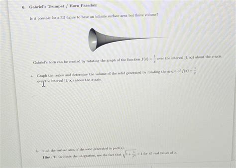 Solved Is It Possible For A 3d Figure To Have An Infinite
