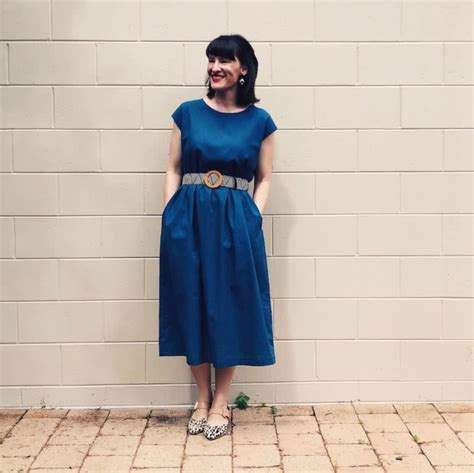Montana Midi Dress Sewing Pattern Casual Patterns Style Arc