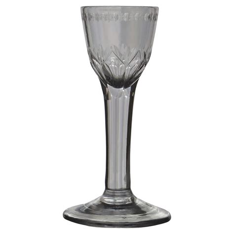 Georgian Rummer Drinking Glass Handblown Lead Glass English Circa