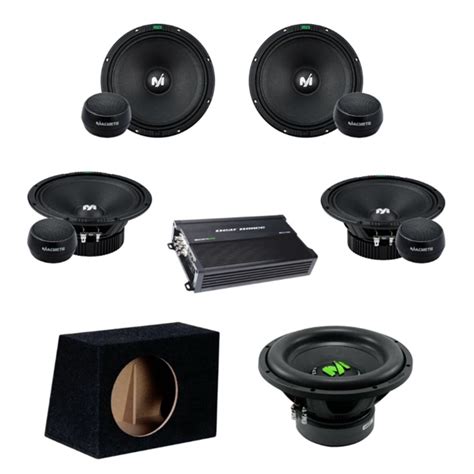 Sistem Audio Cu Difuzoare Subwoofer Si Amplificator