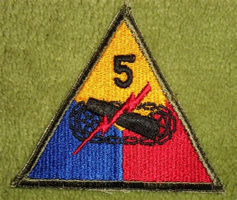5th Armored Division Abzeichen Patch Reforger Military Online Store