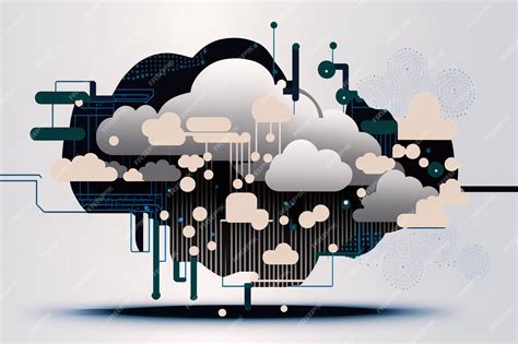 Premium Photo Visualize The Power Of Cloud Computing With This Futuristic Illustration