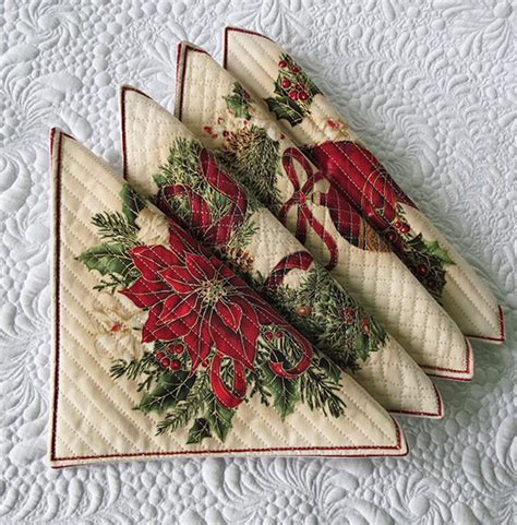Sew No Binding Quilted Placemats Coasters Geta S Quilting Studio