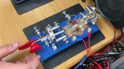 Vibroplex Blue Racer Standard Bug Key Youtube