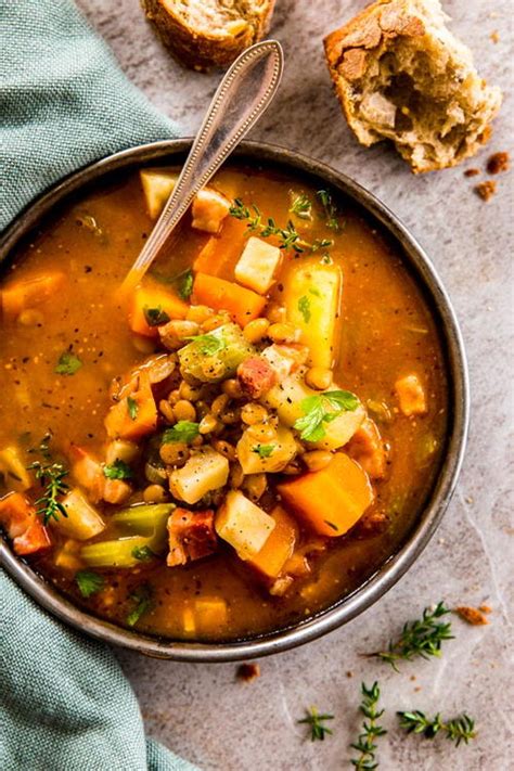 Pressure Cooker Lentil Soup