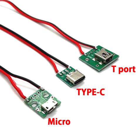 5 Pin USB Type C Micro Mini T Port PCB Waterproof Connector Female Base