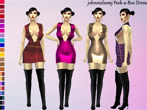 Johnnieleemj Peek A Boo Dress Clothing Loverslab