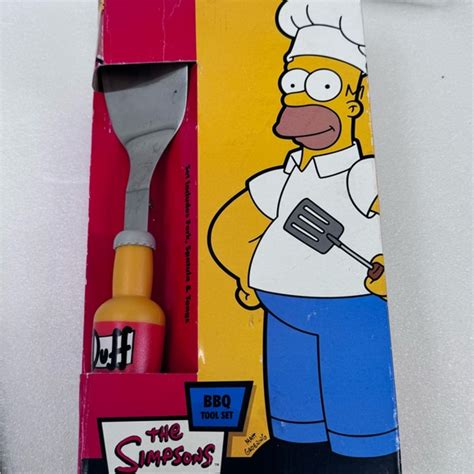 Simpsons Kitchen Vintage 203 The Simpsons Bbq Tool Set Forktongs