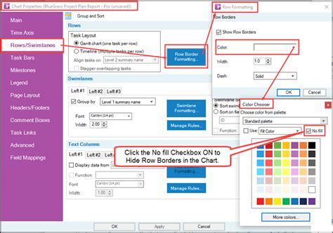 editing row properties for version 7 2 onepager documentation