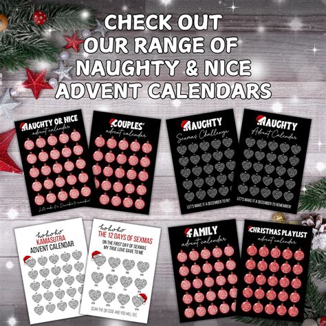 Sexy Advent Calendar Sex Position Advent Calendar Naughty Adult Advent Calendar Sexy