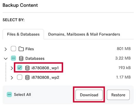 Export A Mysql Database In Web Hosting Cpanel Web Hosting Cpanel