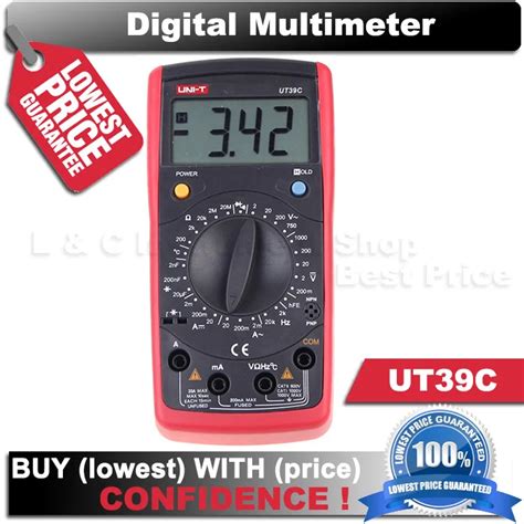 UNI T UT39C Standard Digital Multimeter Handheld Digital Multimeters Palm Size Digital