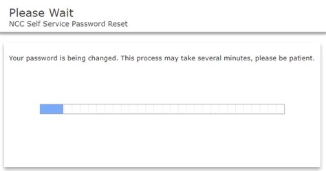 Managing Your NCC Password Information Technology Services