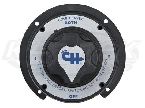Cole Hersee M 750 Marine Black Dual Battery Cut Off Switch Without