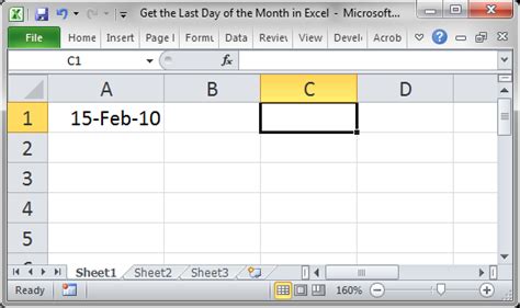 Get The Last Day Of The Month In Excel TeachExcel Com