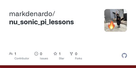 GitHub Markdenardo Nu Sonic Pi Lessons
