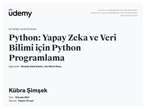 Python Datascience Kübra şimşek