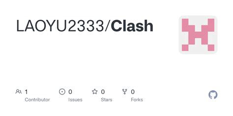 GitHub LAOYU2333 Clash