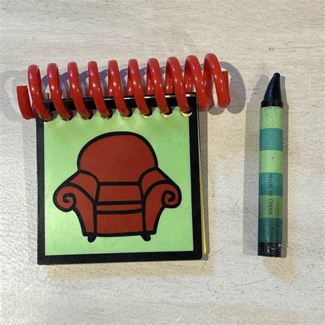 Vintage Blues Clues Steves Handy Dandy Notebook 1998 Viacom Int With Crayon 107 72 Picclick Au