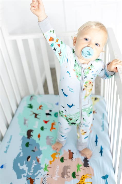 World Map Crib Sheet Mama Lulu