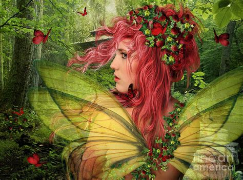Wild Strawberry Digital Art By Babette Van Den Berg Fine Art America