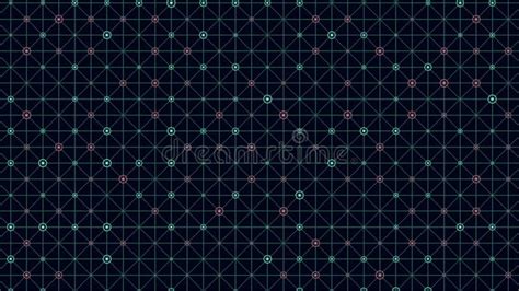 Modern Geometric Pattern Black And Blue Stars And Triangles Grid Stock Video Video Of