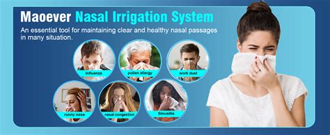 Nasal Irrigation System Cordless Nasal Rinse Machine For