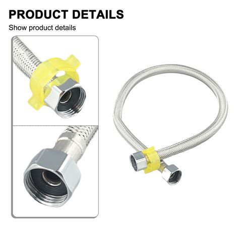 Water Heater Basin Faucet Toilet Soft Inlet Hose Pipe Cold Hot