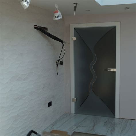 Torino Grooved Glass Door Design Internal Glass Door