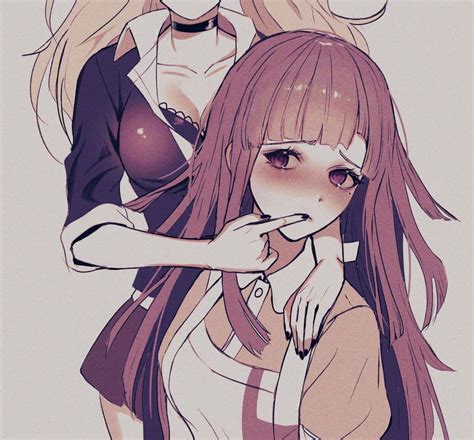 Enoshima Junko And Tsumiki Mikan Danganronpa And 2 More Drawn By