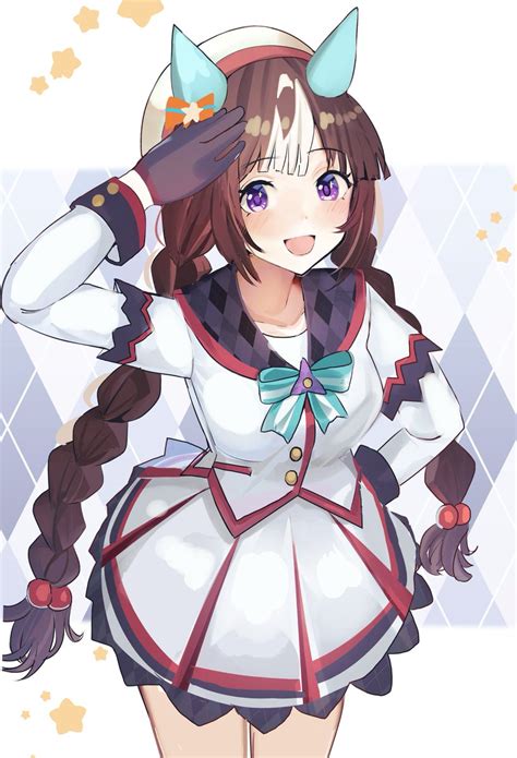 ウマ娘「ウマ娘はるか昔すぎて誰からリクエストされたか忘れてしまった描いたことないウマ娘」solokitsune🦊のイラスト