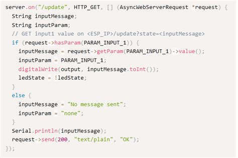esp32 esp8266 mengontrol output dengan server web dan tombol fisik