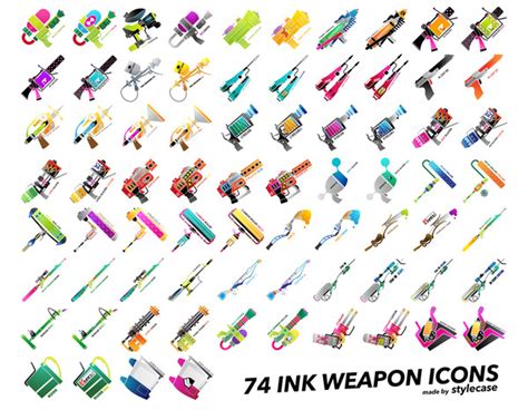 Ink Weapon Icons Pixiv