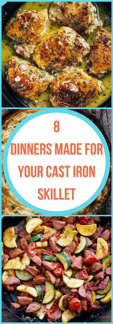 8 Dinners Made For Your Cast Iron Skillet The Organized Mom