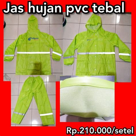 Jas Hujan Pvc Tebal AJ Safety