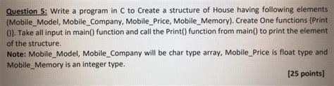Solved Question Write A Program In C To Create A Chegg Com