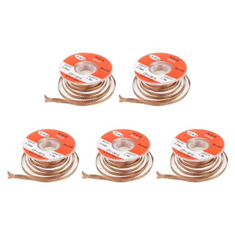 Solder Wick Braid No Clean Desoldering Braid 0 12 Inch X 4 92 Feet 5